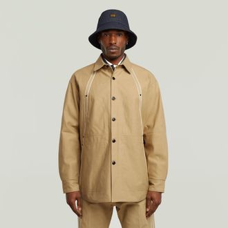 G-Star Selvedge Overshirt - Beige - Herren