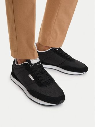 Calvin Klein Sneakers Retro Runner Ripstop Aop Ny HM0HM02140 Schwarz