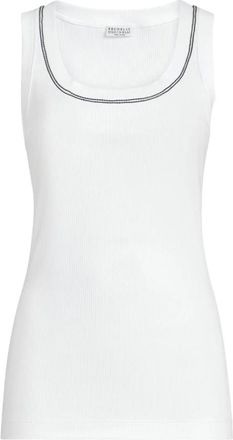 Brunello Cucinelli Damen, Oberteile, Wei&szlig;, MGr&ouml;&szlig;e