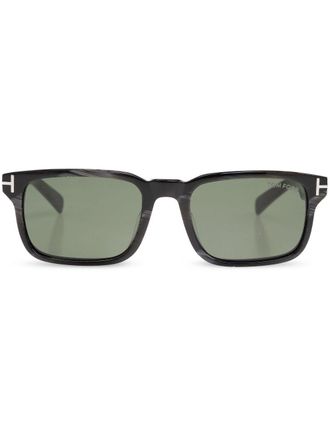 Tom Ford Eyewear Sonnenbrille mit eckigem Gestell - Schwarz
