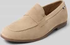 Bugatti Loafers aus Leder mit Label-Pr&auml;gung Modell Tryst