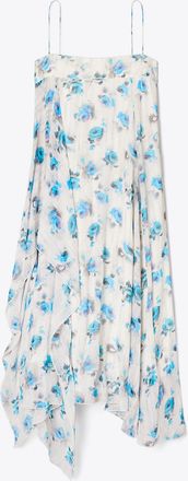 Tory Burch Damen Bedrucktes Seidenkleid