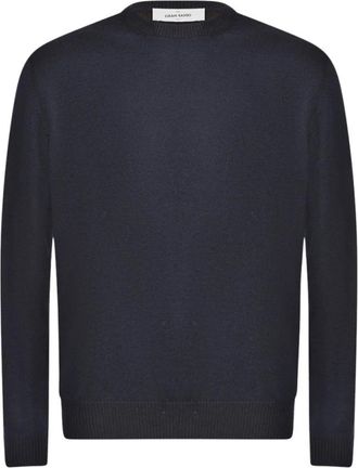 Gran Sasso Homme, Pulls, Bleu, Taille: 2XL Tricot Ras du Cou