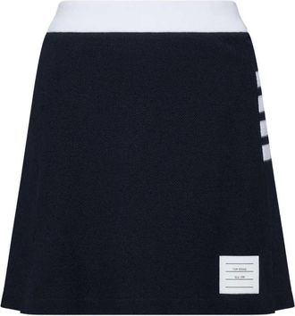 Thom Browne Mini-jupe avec quatre rayures