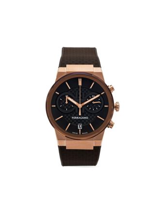 Ferragamo Sapphire Chronograph 41mm - Braun