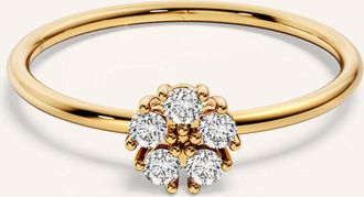VEYNOU Veynou Ring Aus 14 Karat Gelbgold Und 0,18ct. Lab-Grown Diamanten gold
