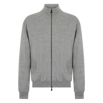 Fedeli Zip Cardigan - - Sweatshirts & Hoodies - Herren - Grau - L