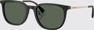 Emporio Armani Piloten-Sonnenbrille aus Acetat und Metall mit Schriftzug-Logo