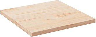 vidaXL Dessus de table 80x80x2,5 cm bois de pin massif