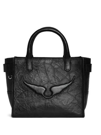 Zadig&Voltaire sac porté épaule wings en cuir - Noir