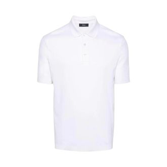 Herno Gestricktes Poloshirt - - Tops - Herren - Wei&szlig; - 2XL