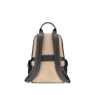 Brunello Cucinelli Calf Leather Backpack - Black
