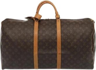 Louis Vuitton unisex, Pre-owned, Brun, Taille: ONE Size Sac Week-End en Toile Pre-owned