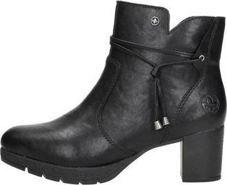 Rieker Femme, Chaussures, Noir, Taille: 38 EU Enkellaarsjes Hak