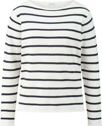 Peter Hahn Rundhals-Pullover Peter Hahn weiss