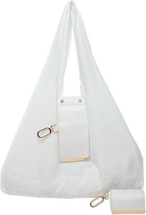 Generic Sac fourre-tout pliable, sac fourre-tout porte-cl&eacute;s - Sacs de courses de grande capacit&eacute; avec porte-cl&eacute;s, sac &agrave; main portable pour les courses quotidi