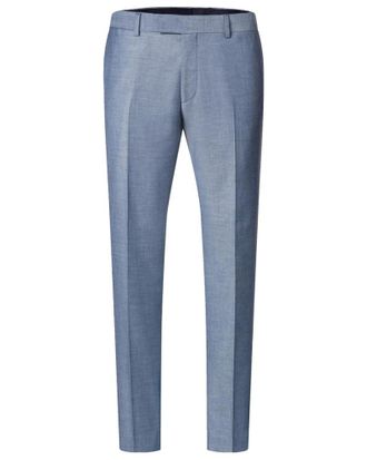 Strellson Jersey-Anzughose mit Pinpoint-Muster, Slim Fit in