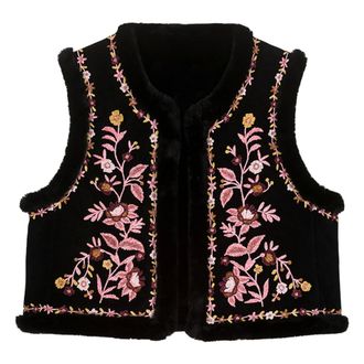Louise Misha Veste Sans Manches R&eacute;versible Ren&eacute;e Velours - Collection Femme Louise Misha