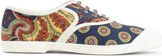 Valentino Garavani Homme, Chaussures, Multicolore, Taille: 44 EU Bay By Bay Paisley-Print Denim Baskets
