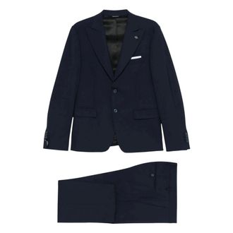 Daniele Alessandrini Homme, Costumes, Bleu, Taille: 3XL Button Suit