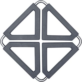 Lurch 70269 ausklappbare Topfuntersetzer aus Silikon, 12,5 x 12,5 cm