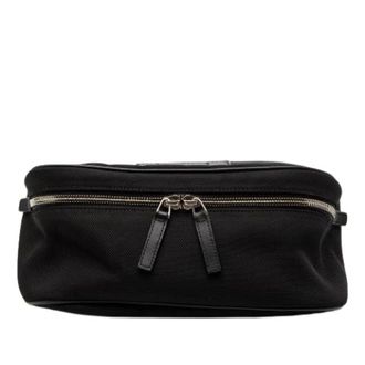 Gucci Sac Banane en Nylon Pre-owned - Femme - Pre-owned - Noir - Taille: ONE Size