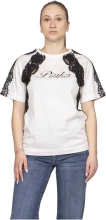 Pinko Pinko, Femme, Tops, Blanc, Taille: 36 FR Maglia Esther