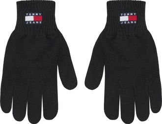 Tommy Hilfiger Herrenhandschuhe Tommy Hilfiger Heritage AM0AM13680 Schwarz