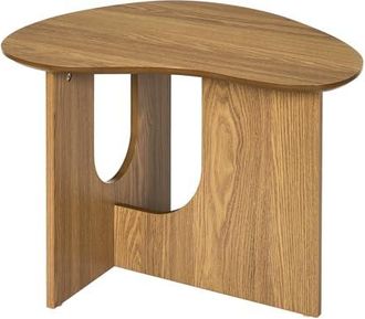 The Home Deco Factory HD0436, Moderner Calypso-Beistelltisch, Elegantes und vielseitiges Design, ideal für alle Räume, pflegeleicht, braun, 60 x 42 x 48 cm