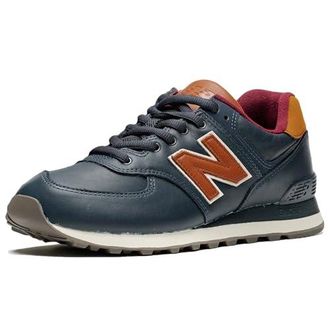 New Balance 574 Chaussures pour Homme NB Navy/Classic Burgundy 46.5/M