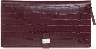 Ganni Femme, Accessoires, Rouge, Taille: ONE Size Portefeuille en Cuir &Eacute;cologique