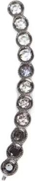 Samira 13 boucles doreilles en or et cristal - M&eacute;tallis&eacute;