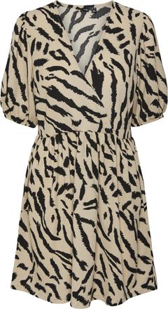 Pieces PCLUNA SS V-Neck Short Dress SA BC