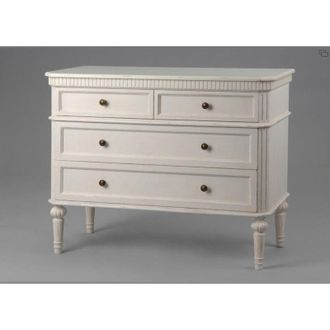 Amadeus Amadeus - Commode 4 tiroirs en bois blanc - blaise