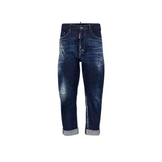 Dsquared2 Ripped Straight Leg Jeans - - Jeans - Herren - Blau - L
