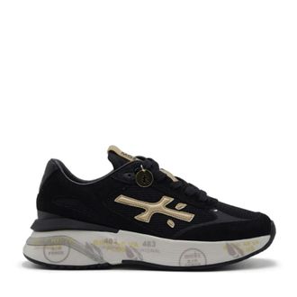 Premiata Schwarze Wildleder Sneakers - - Shoes - Damen - Schwarzk - 36 EU