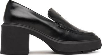 Calvin Klein Halbschuhe Calvin Klein Block Heel Loafer Lth Hdw HW0HW03176 Schwarz