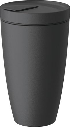Villeroy & Boch Kaffeebecher Manufacture Rock, Schwarz, Keramik, 350 ml, Kaffee & Tee, Tassen, Kaffeebecher