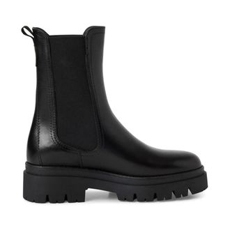 Tamaris Chelsea Boots aus Leder - - Shoes - Damen - Schwarzk - 41 EU