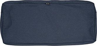 Classic Accessories Montlake FadeSafe Kissenbezug, wasserabweisend, 121,9 x 45,7 x 7,6 cm, für den Außenbereich, Terrassenmöbel, Schaukelkissen, Heather Indigo Blue