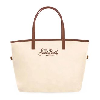 MC2 Saint Barth Femme, Sacs, Beige, Taille: ONE Size City Bag Nylon