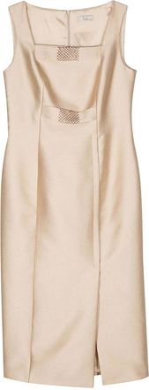 Fely Campo Robe Au Genou - Or