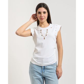 Fracomina T-shirt femme avec applications