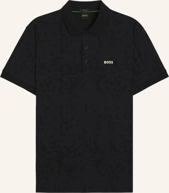 HUGO BOSS Poloshirt Polo Ao Zone Regular Fit schwarz