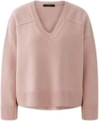 Oui Femme, Pulls, Rose, Taille: 36 FR Pull ras du cou en V