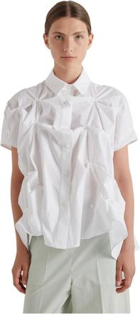 Meimeij Femme, Blouses et Chemises, Blanc, Taille: 38 FR E6/I/M6Ea82791 Shirt