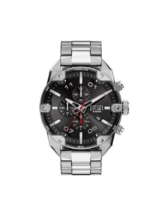 Diesel Uhr Spiked DZ4709 Silberfarben