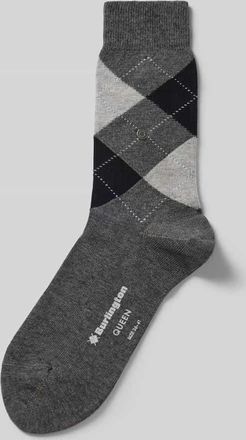Burlington Socken mit Zickzack-Muster Modell Queen