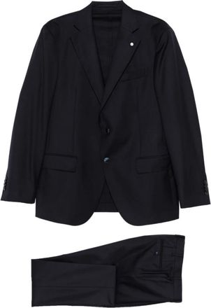 Luigi Bianchi Mantova Homme, Costumes, Bleu, Taille: 5XL Costume croisé