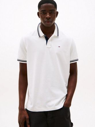 Tommy Jeans Poloshirt TJM REG TIPPED POLO EXT Mit Rundhalsausschnitt
